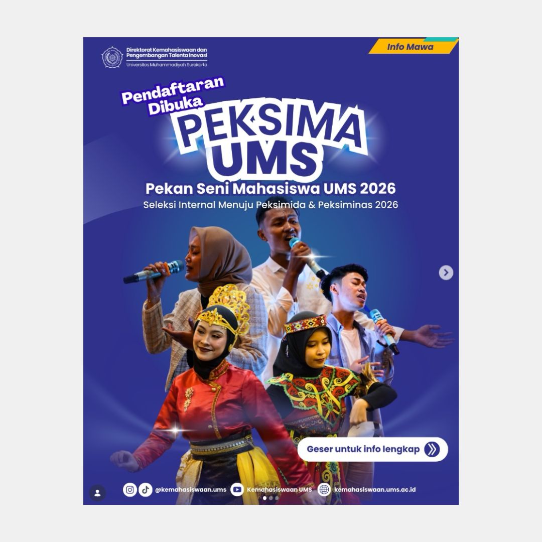 PEKSIMA UMS 2026 | Universitas Muhammadiyah Surakarta